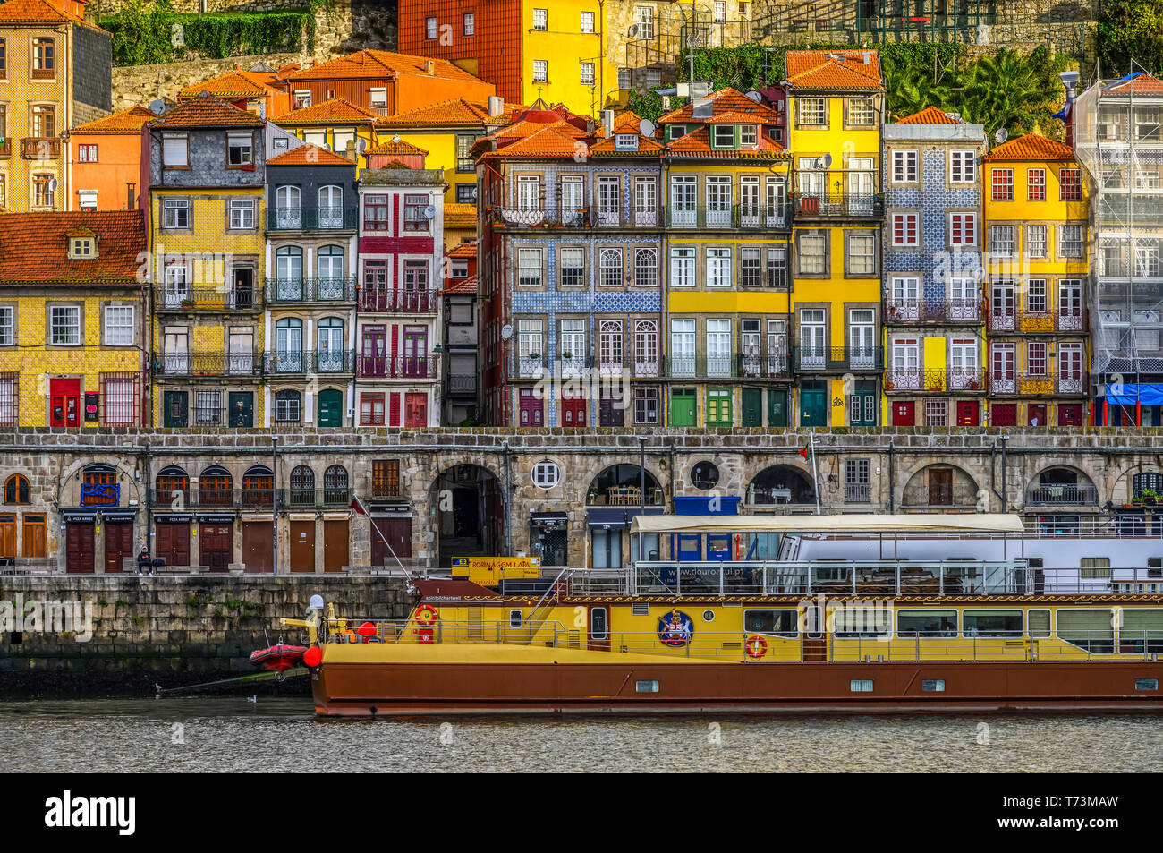 Porto's riverside quarter; Ribeira, Porto, Portugal Stock Photo - Alamy