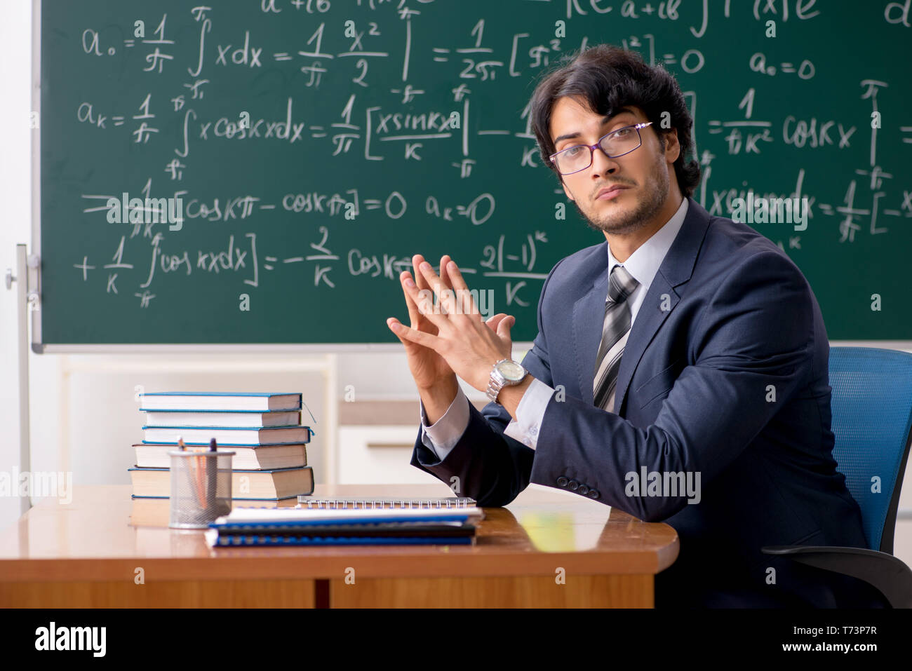 Young teacher physicist in hi-res stock photography and images - Alamy