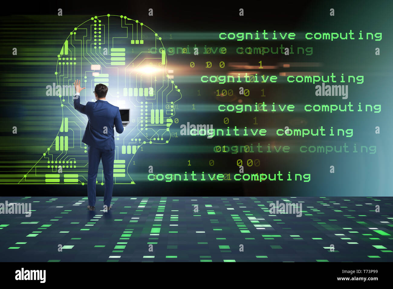 Cognitive computing and machine learning concept Stock Photo - Alamy