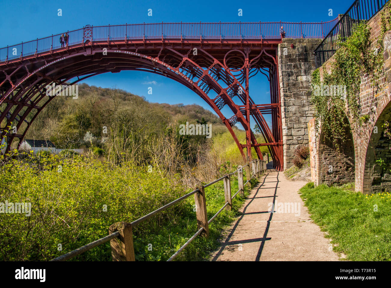 The Iron Bridge at Ironbridge, Shropshire. UK Stock Photo - Alamy