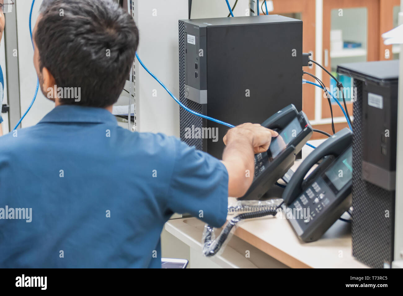 Group of Indian university computer engineering students working and ...