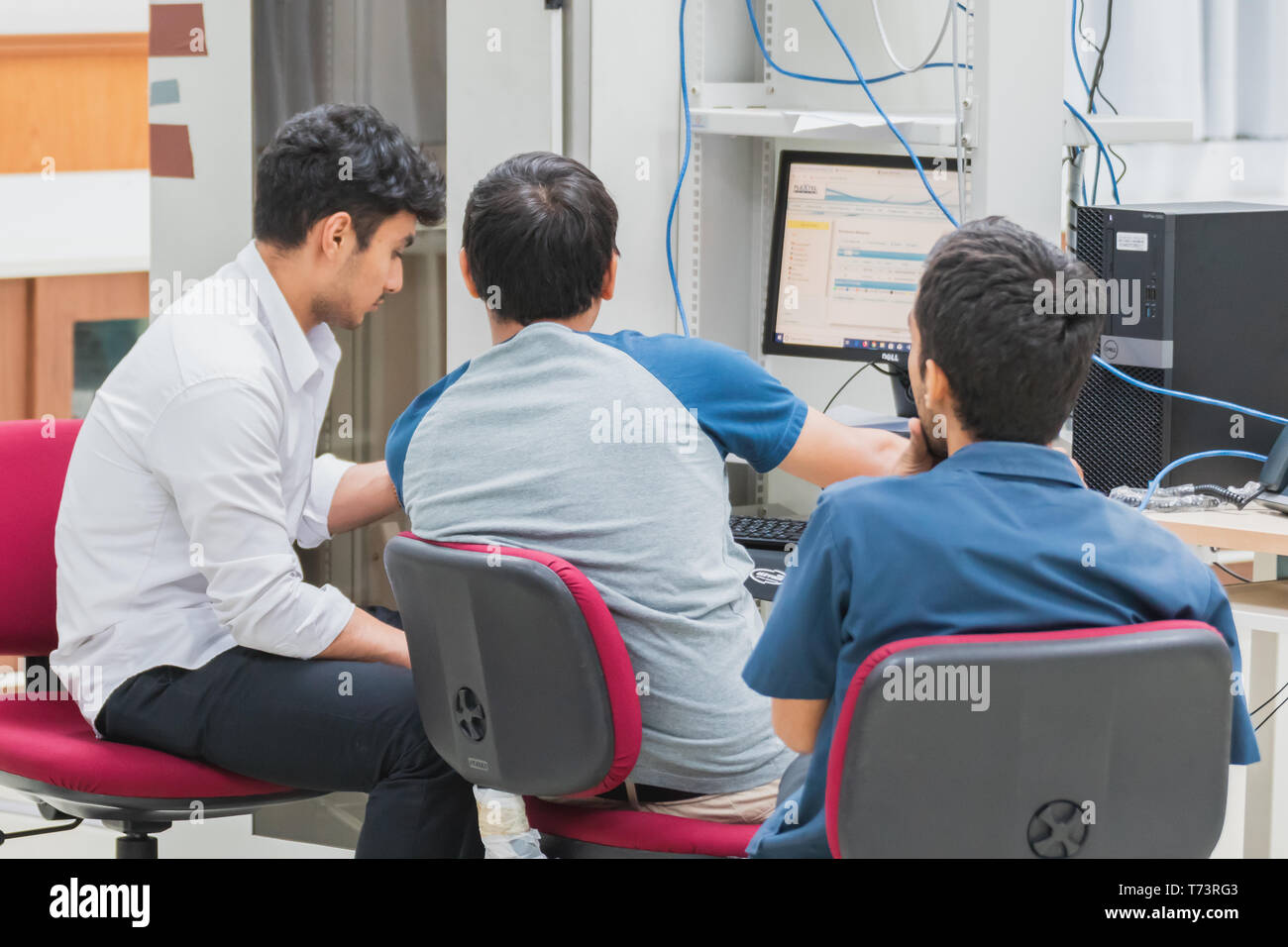 Indian engineering students hi-res stock photography and images - Alamy