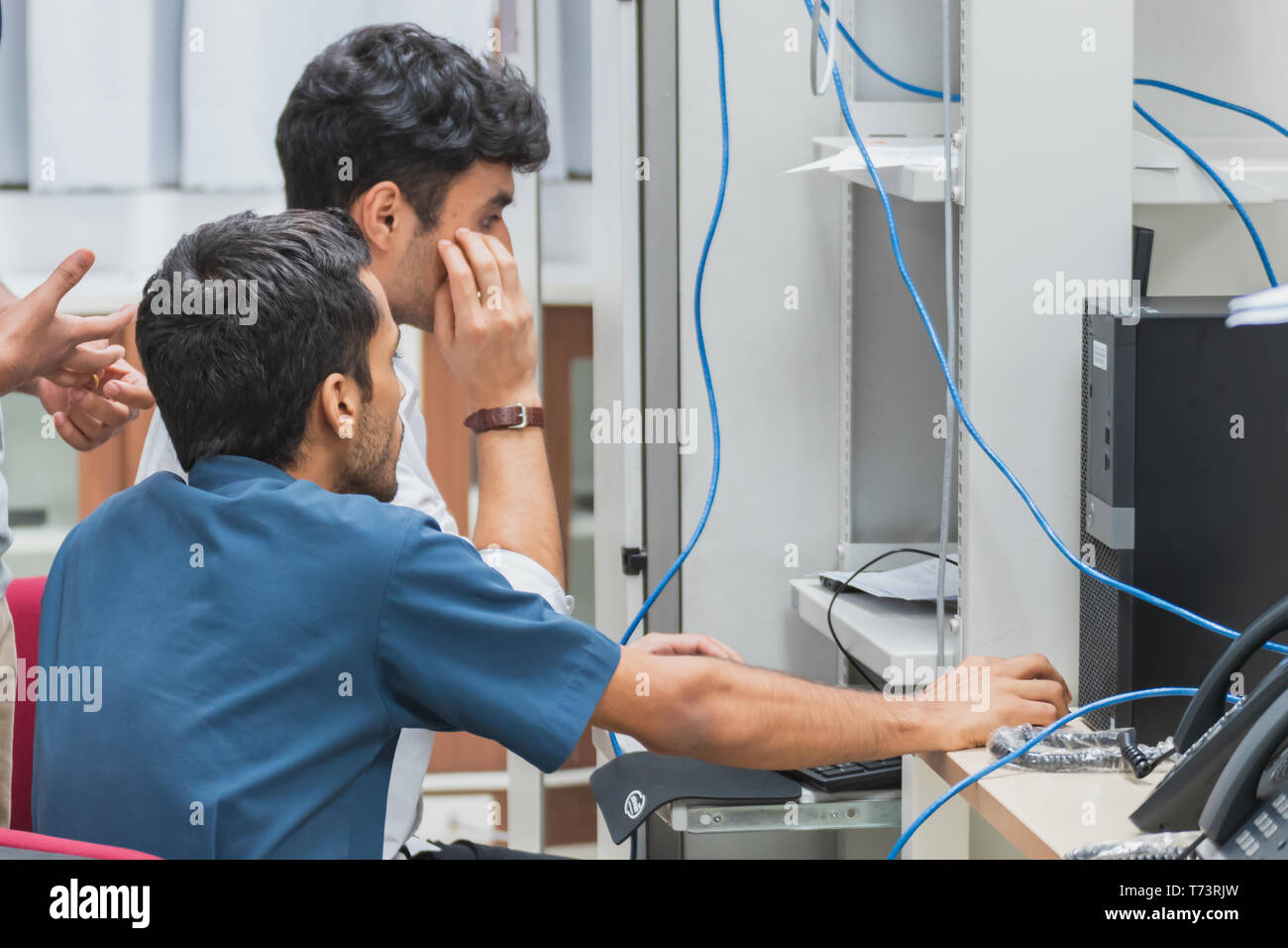 Indian engineering students hi-res stock photography and images - Alamy