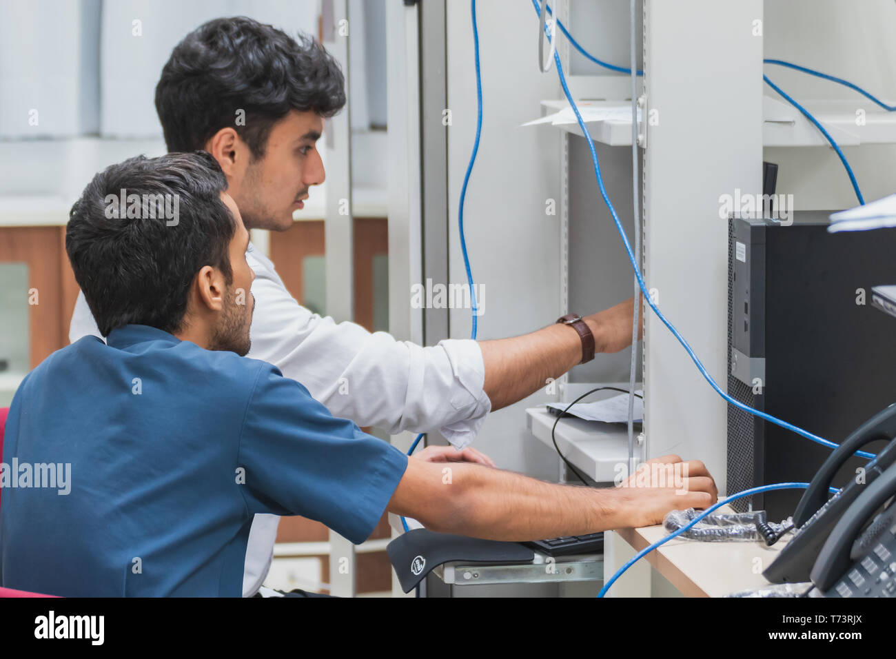 Indian engineering students hi-res stock photography and images - Alamy