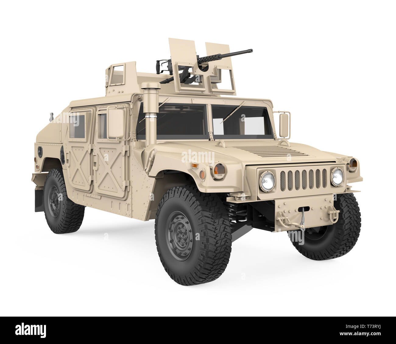Humvee High Mobility Multipurpose Wheeled Vehicle Isolated Stock Photo ...
