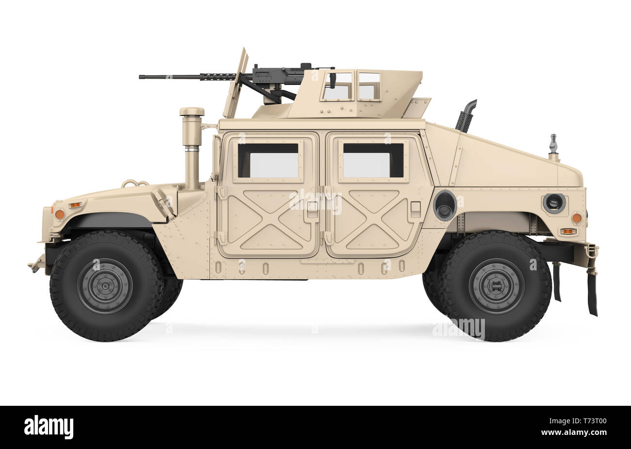 Humvee High Mobility Multipurpose Wheeled Vehicle Isolated Stock Photo ...