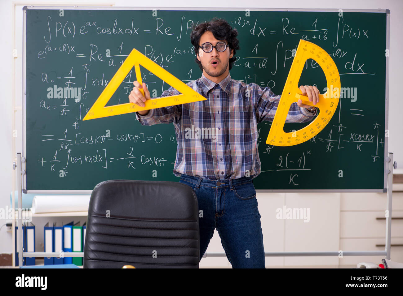 Math class high school measuring hi-res stock photography and images ...