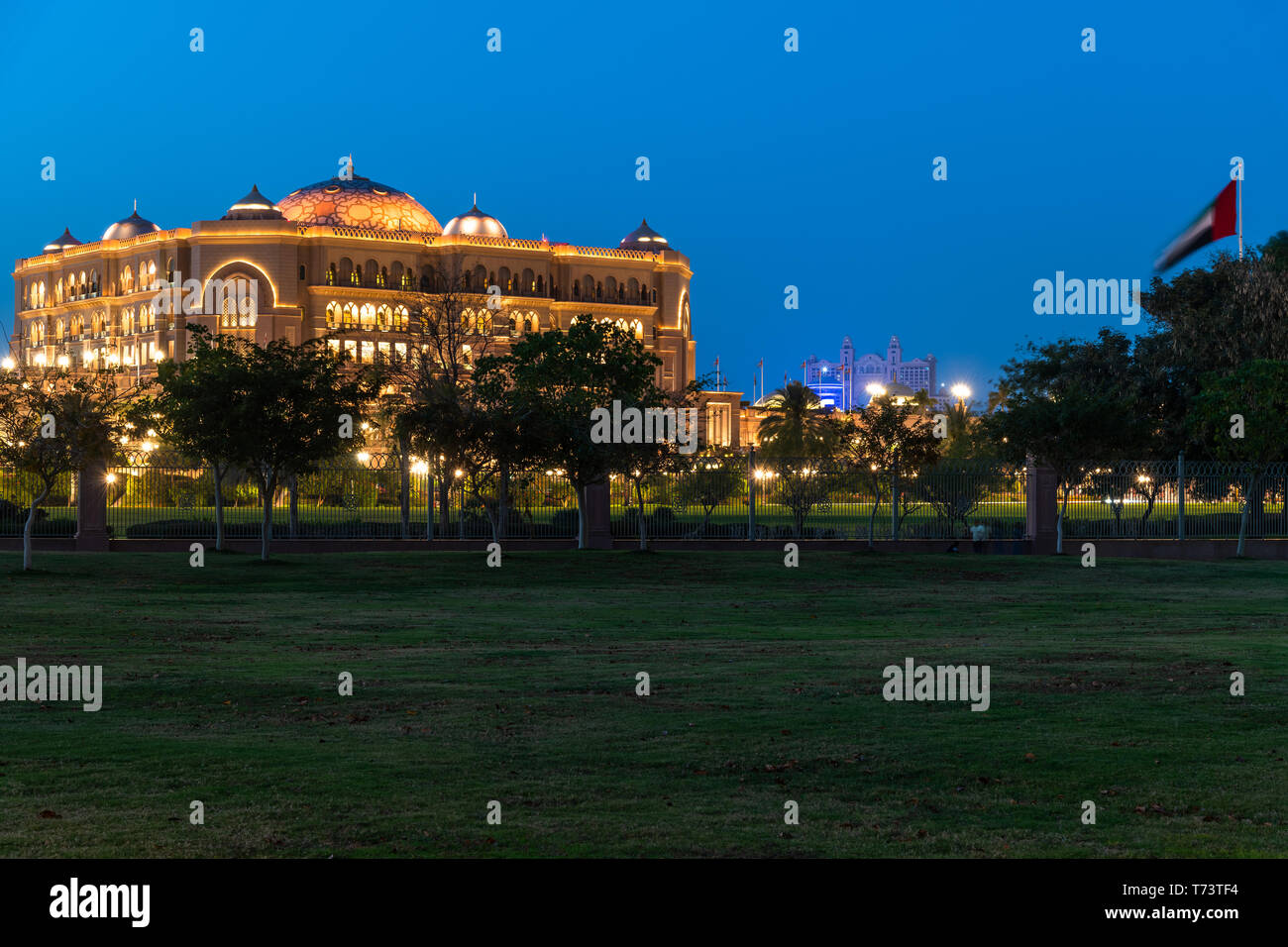 Abu Dhabi, UAE - March 30. 2019. Emirates Palace - a luxury hotel ...