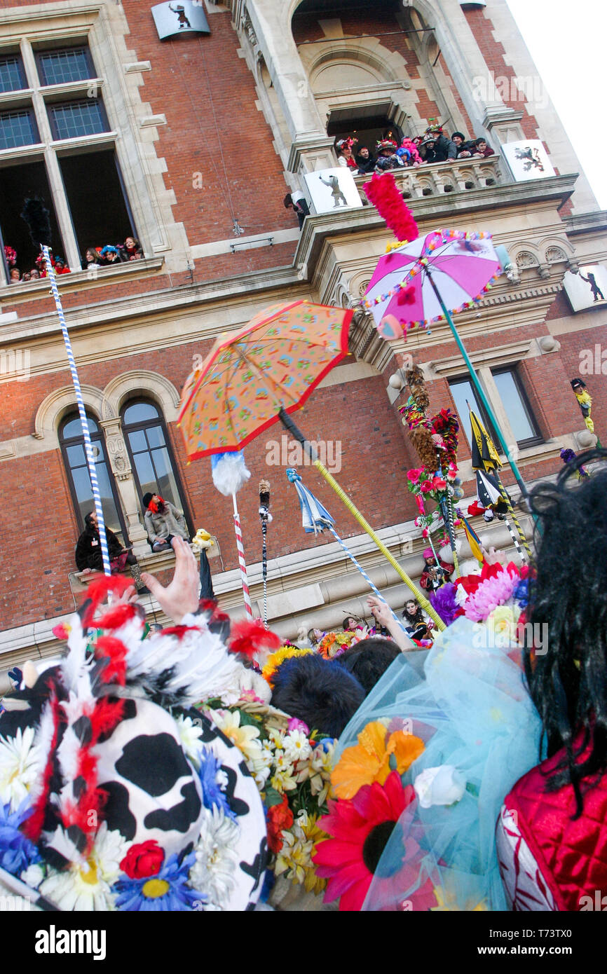 Carnival of Dunkirk, herrings launch, Dunkirk, Nord, France Stock Photo ...