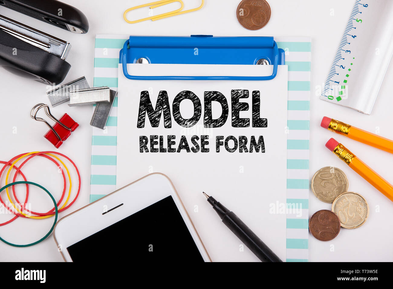Model release form hi-res stock photography and images - Alamy
