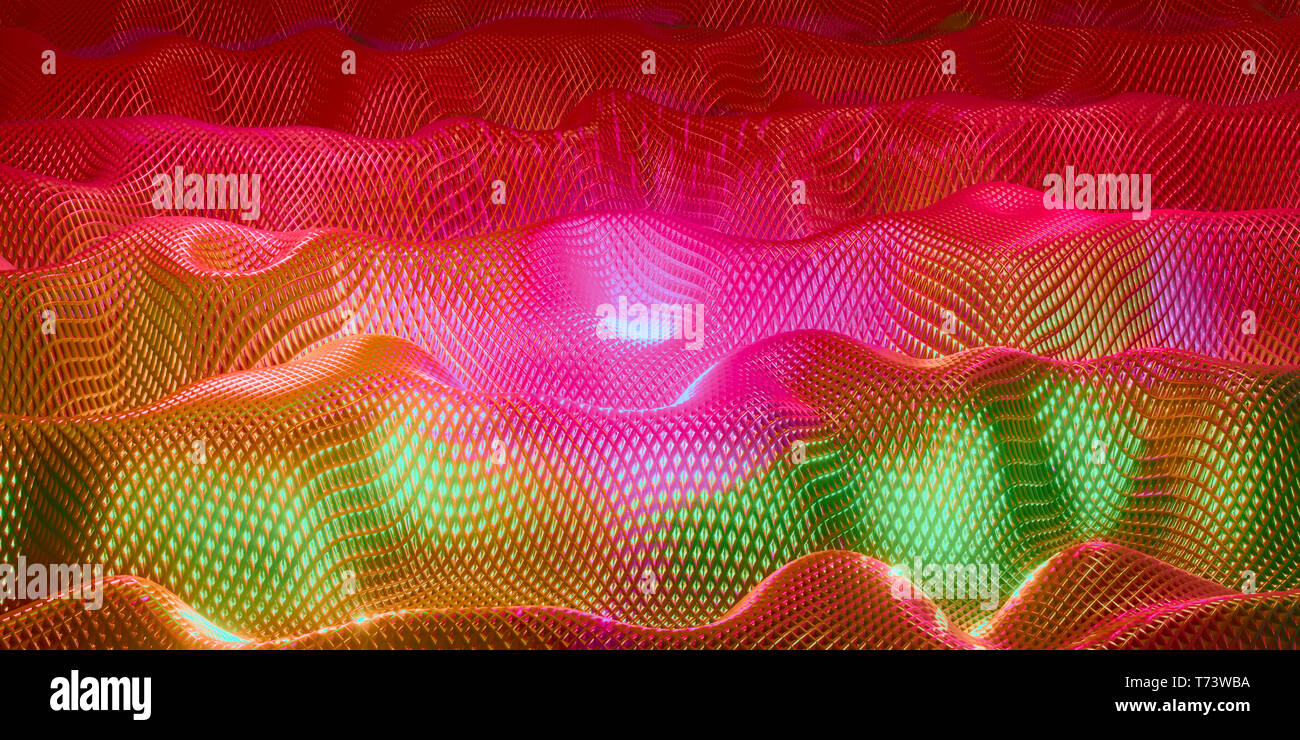 3D ILLUSTRATION OF ABSTRACT 3D MESH BACKGROUND Stock Photo - Alamy