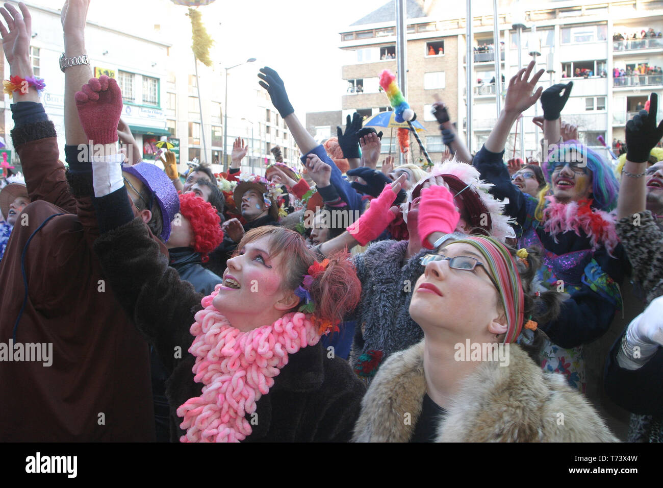 Carnival of Dunkirk, herrings launch, Dunkirk, Nord, France Stock Photo ...