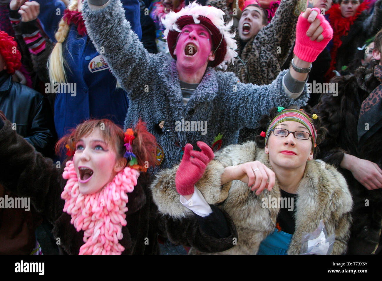 Carnival of Dunkirk, herrings launch, Dunkirk, Nord, France Stock Photo ...