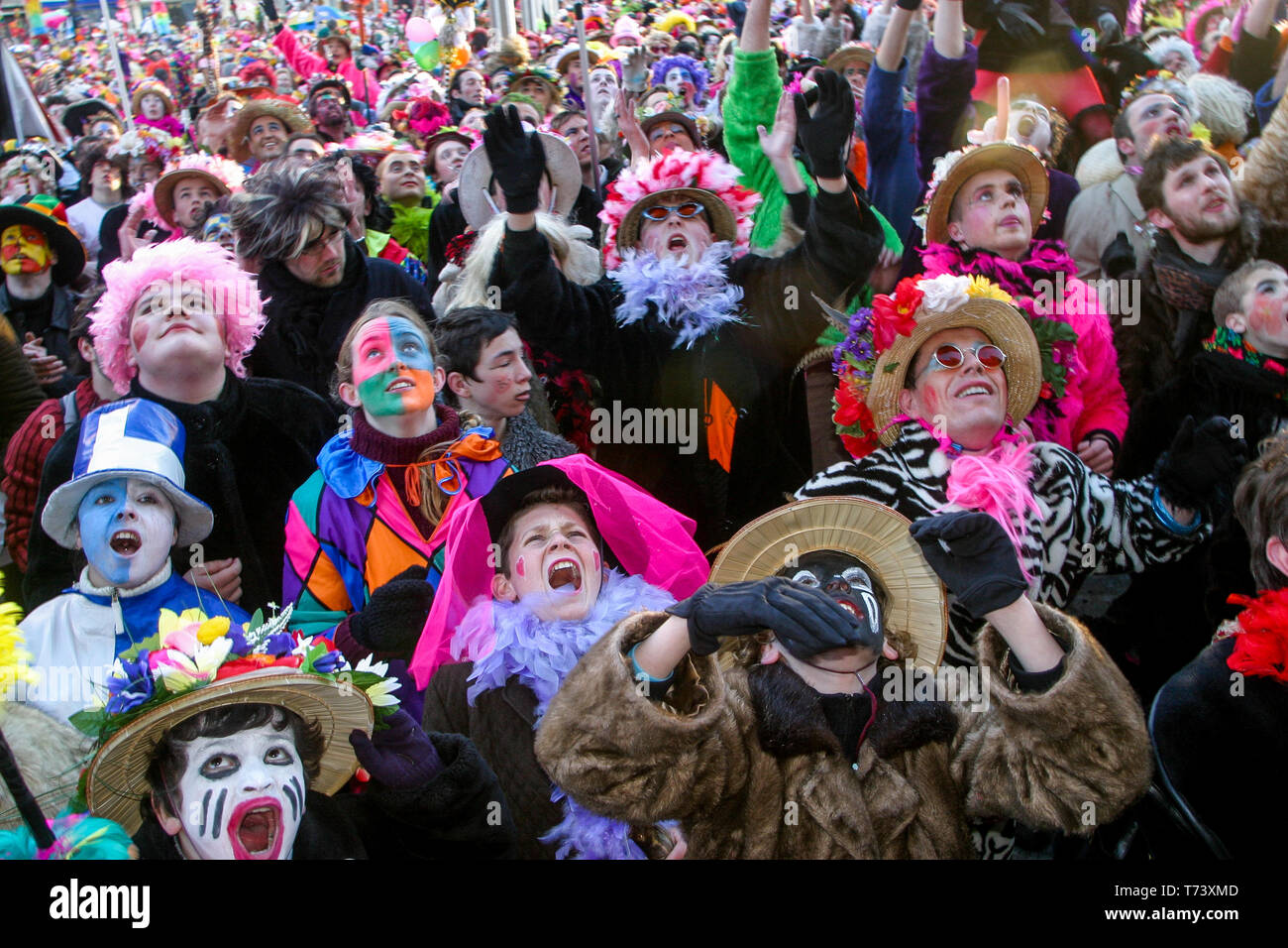 Carnival of Dunkirk, herrings launch, Dunkirk, Nord, France Stock Photo ...