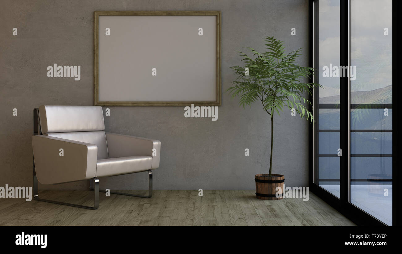 Room picture frame hi-res stock photography and images - Alamy