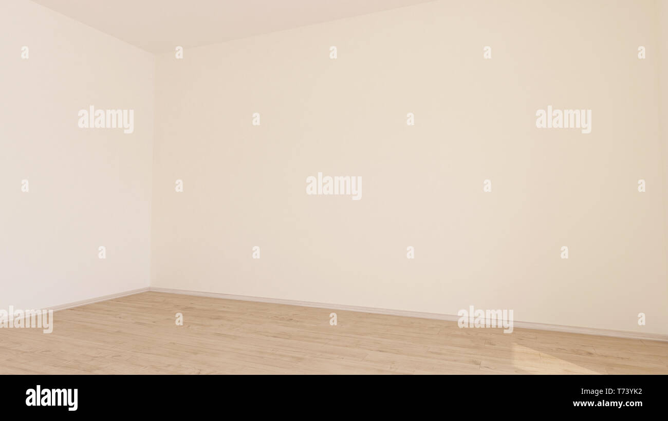 3D render of an empty room Stock Photo - Alamy