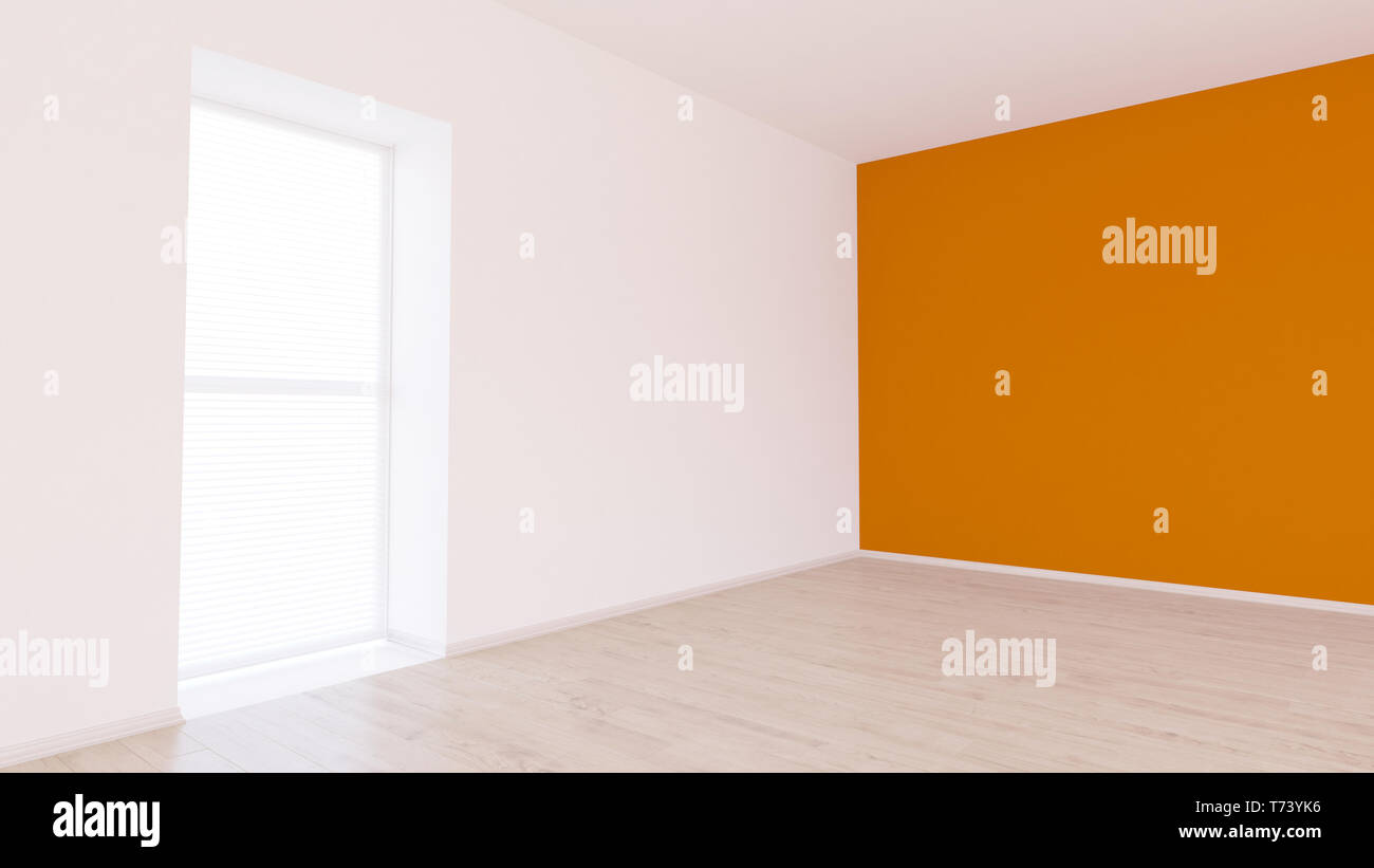 3D render of an empty room Stock Photo - Alamy