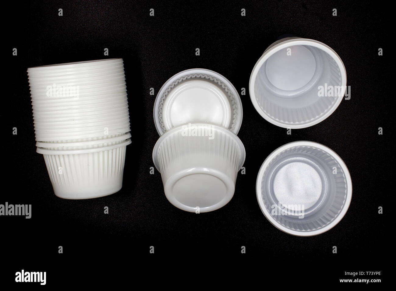 Empty Disposable Plastic Cup, Lying horizontally plastic cup isolated ...