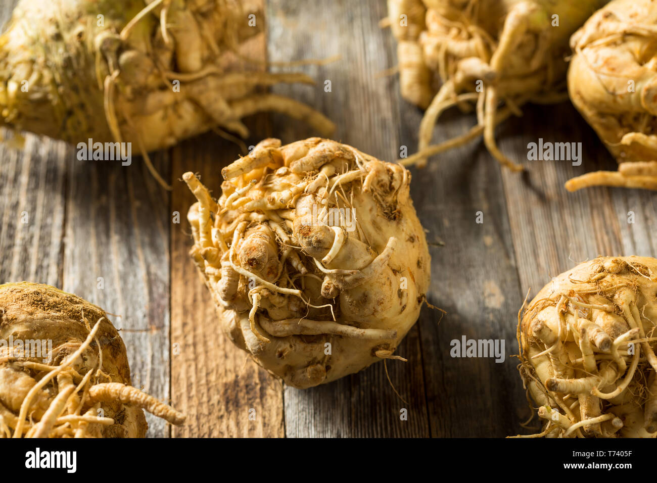 Celery with roots hi-res stock photography and images - Alamy