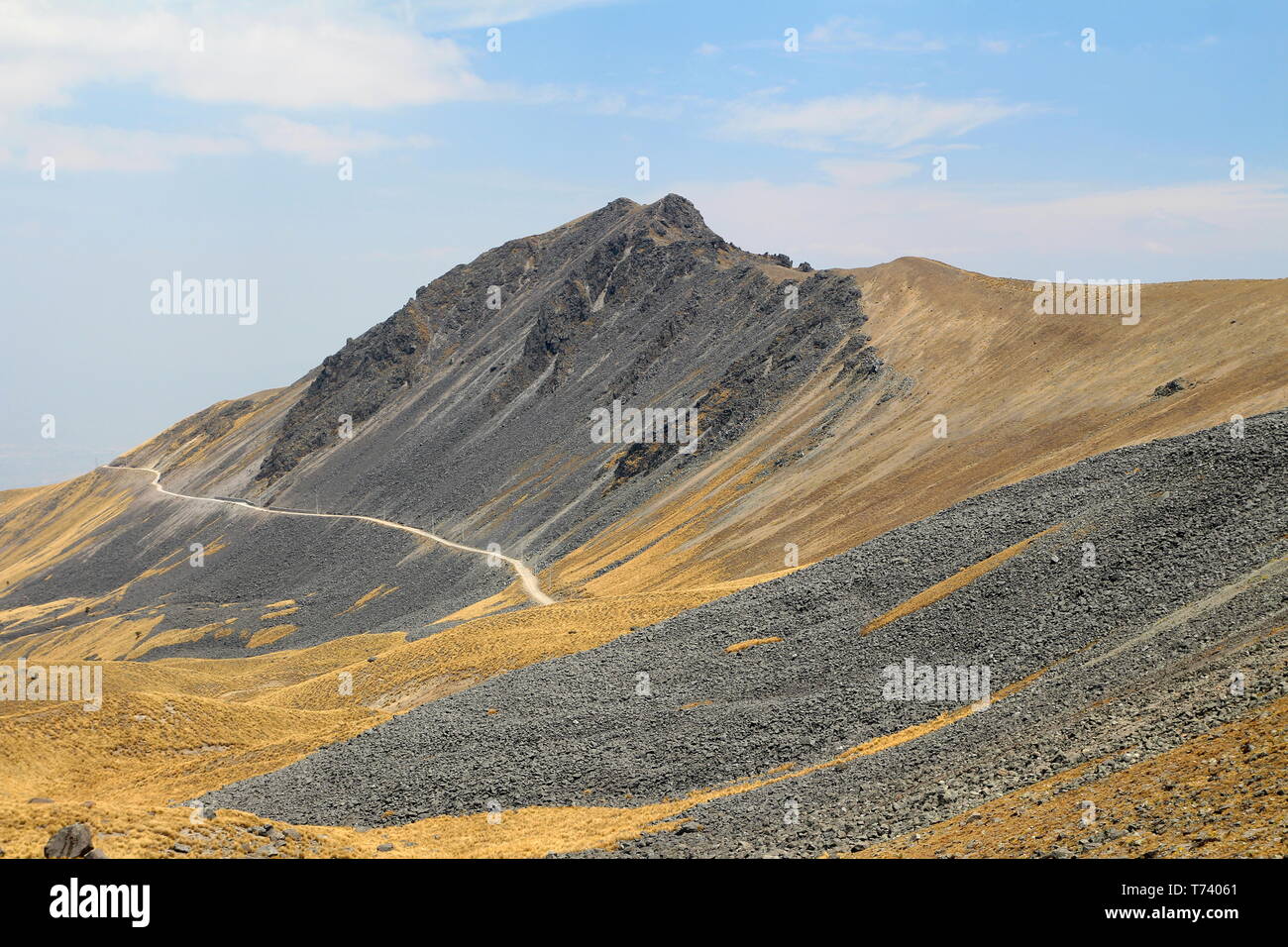 Nevado de Toluca national park. Stratovolcano in central Mexico ...