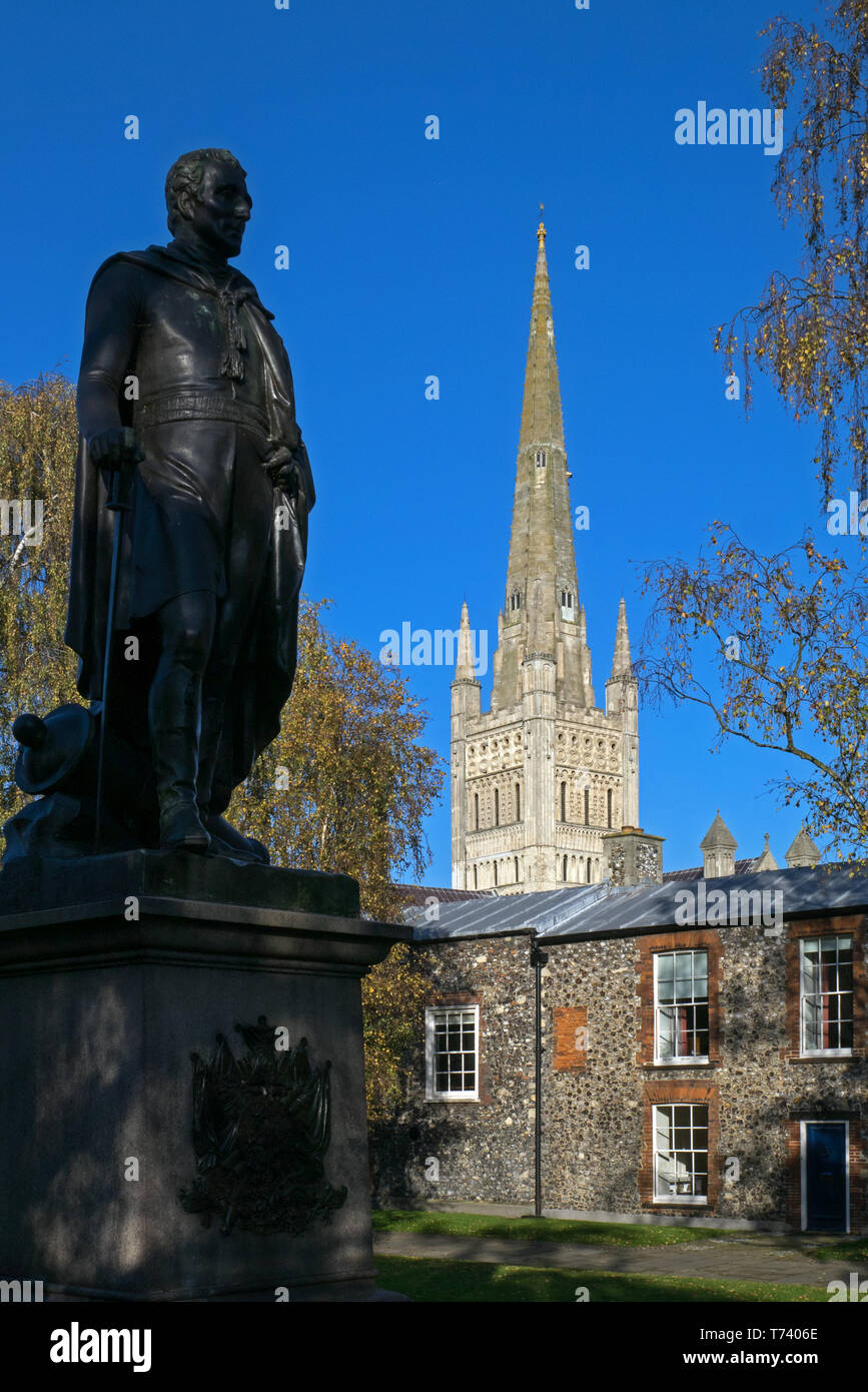 Wellington statue norwich hi-res stock photography and images - Alamy