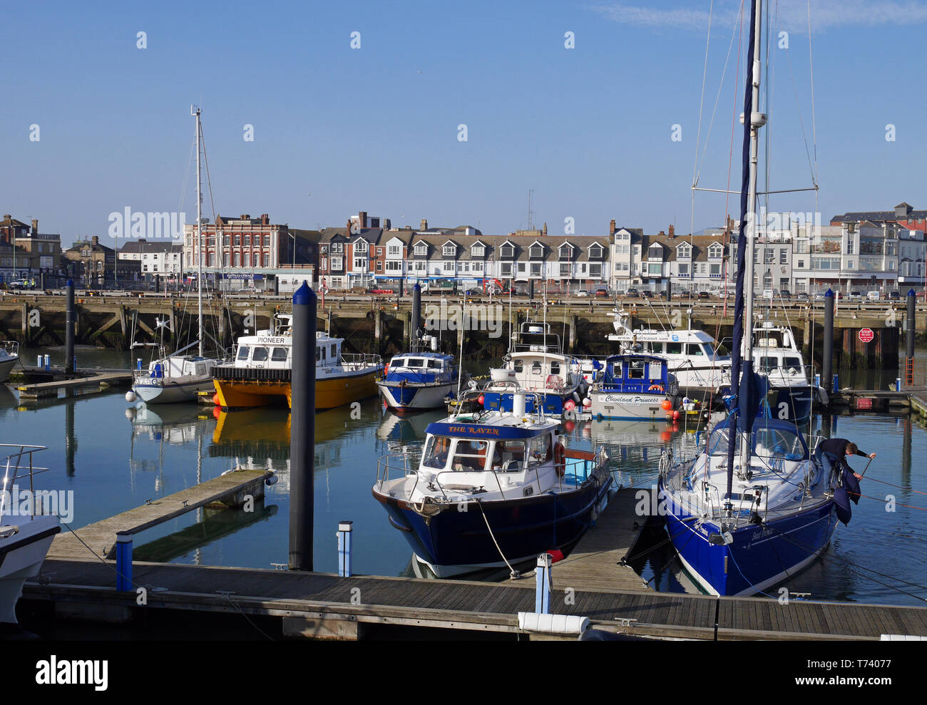 Lowestoft Outer Harbour and Marina Area, Lowestoft, Suffolk, England ...