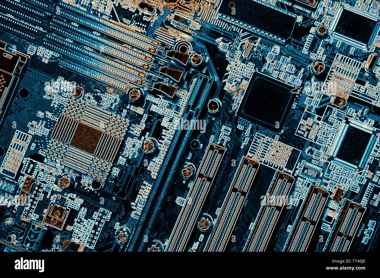 Computer circuit board Stock Photo - Alamy