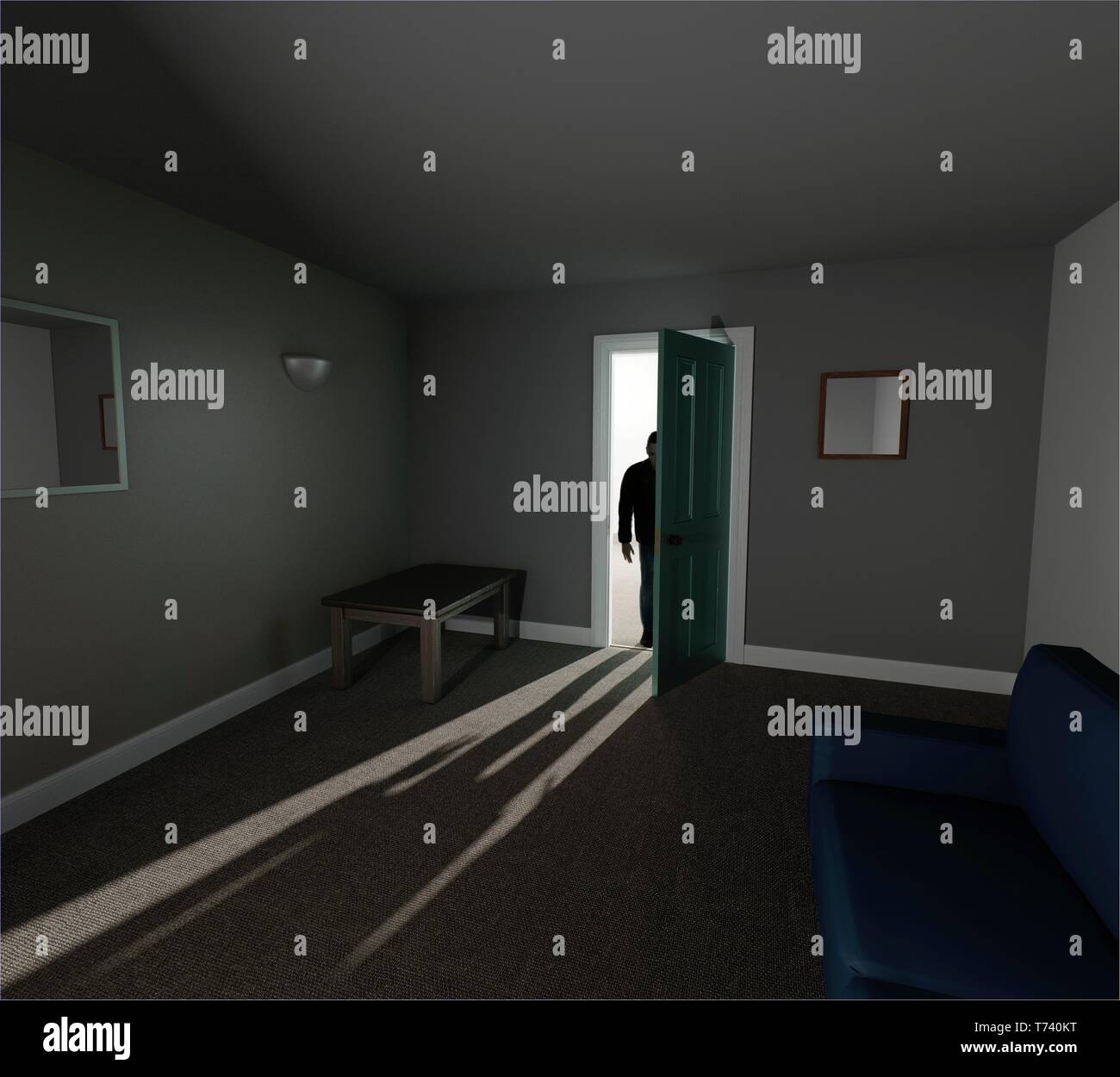 Paranoia illustration hi-res stock photography and images - Alamy