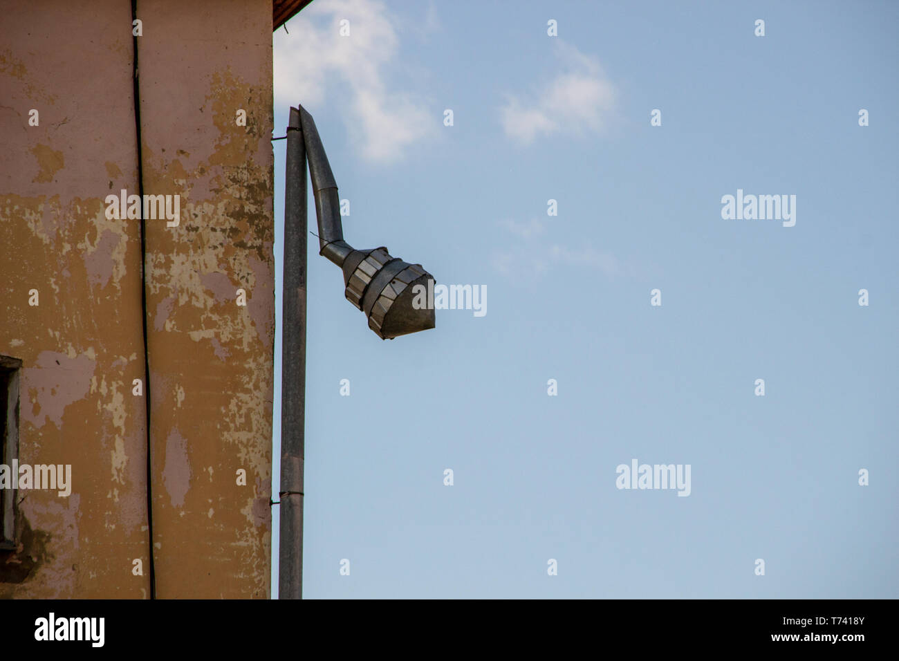 Galvanized Rain Gutter, Rainwater Pipe and Connector Nozzle at tiled ...