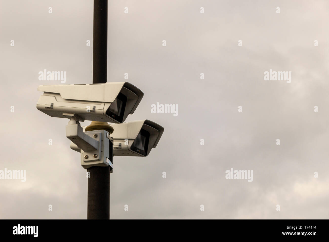 Cctv security camera on pole hi-res stock photography and images - Alamy