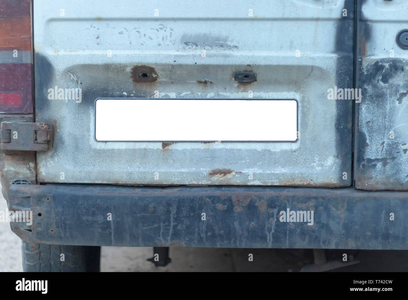 Number plate empty hi-res stock photography and images - Alamy