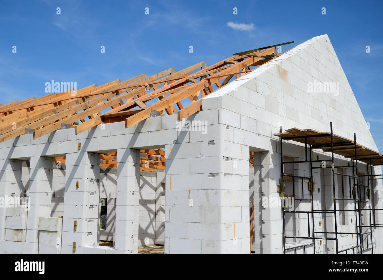 Construction of an industrial facility Stock Photo - Alamy