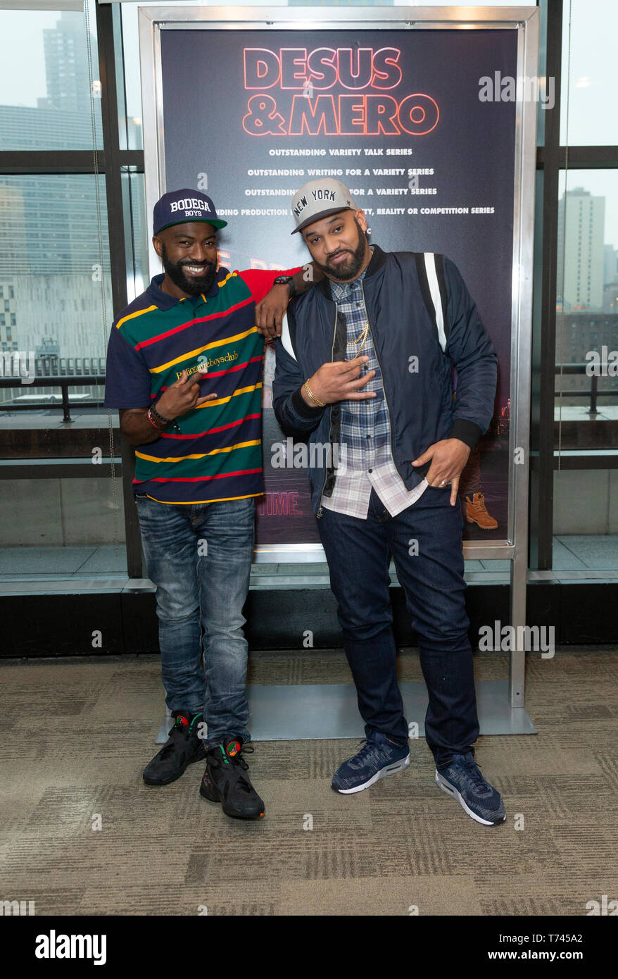 New York, NY - May 3, 2019: Desus Nice, The Kid Mero attend Emmy For ...