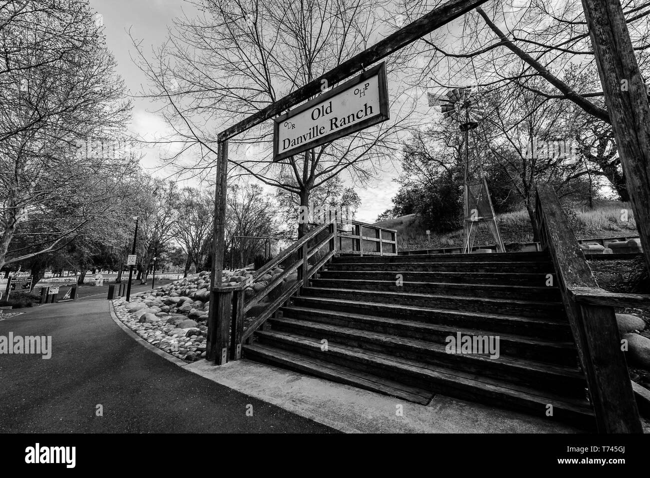 Spring hill ranch Black and White Stock Photos & Images - Alamy