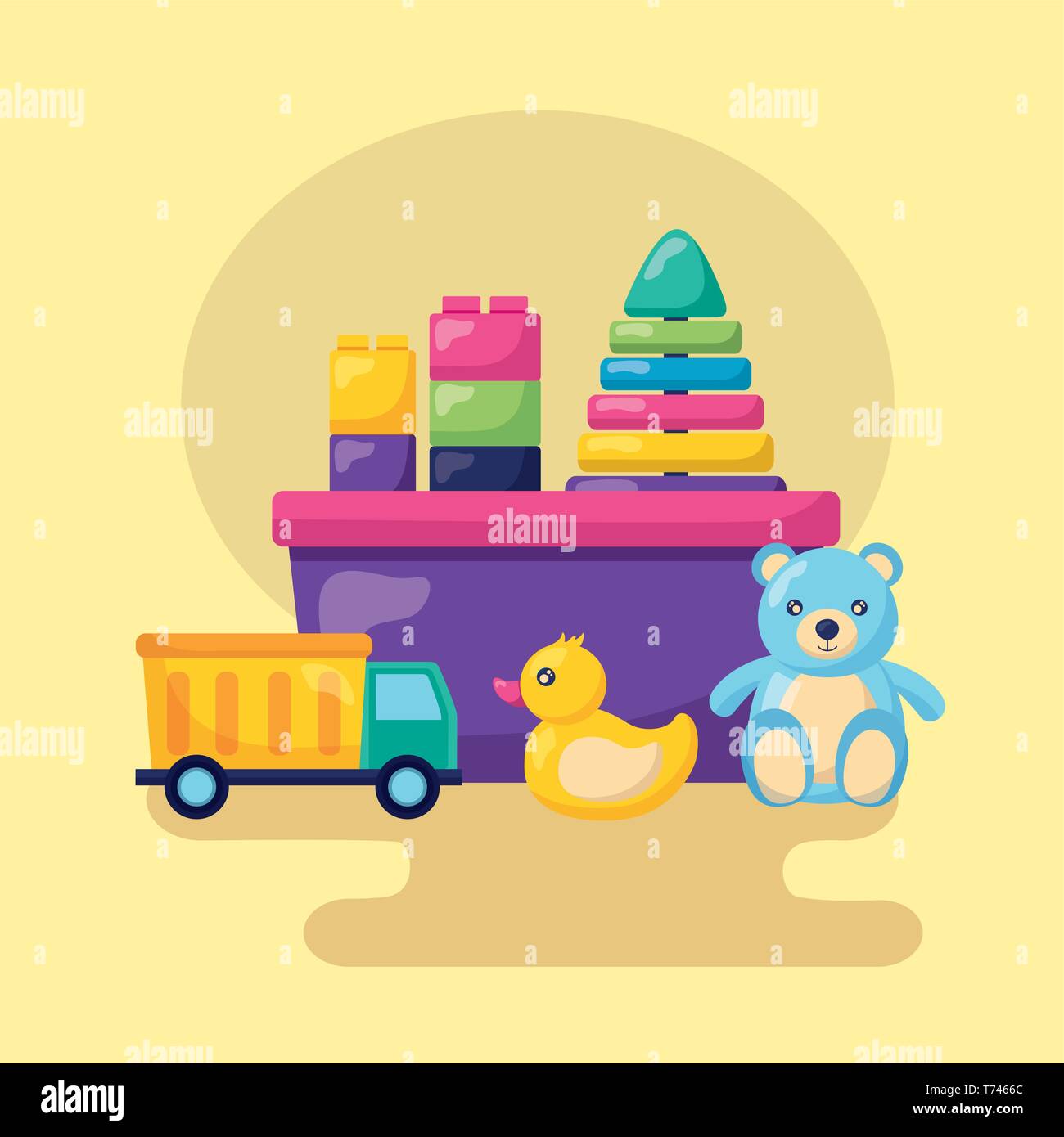 kids toys design Stock Vector Image & Art - Alamy