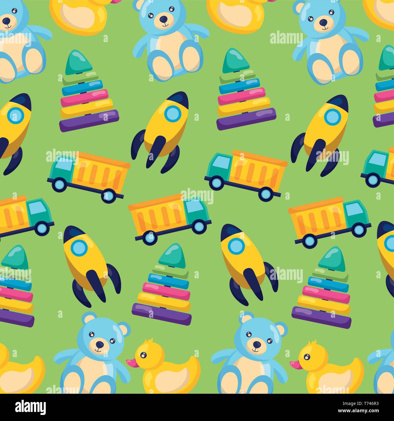 kids toys design Stock Vector Image & Art - Alamy