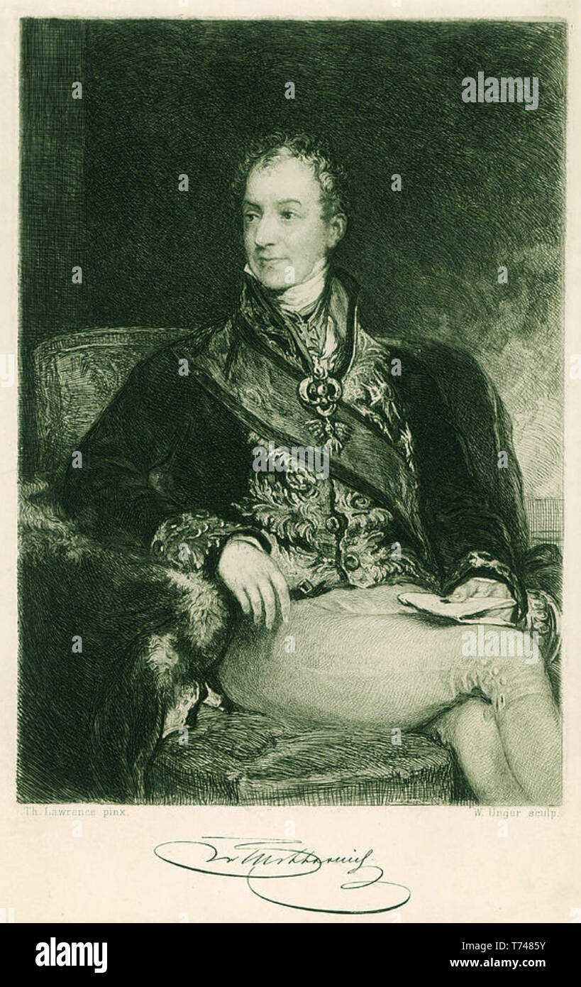 Prince klemens von metternich hi-res stock photography and images - Alamy