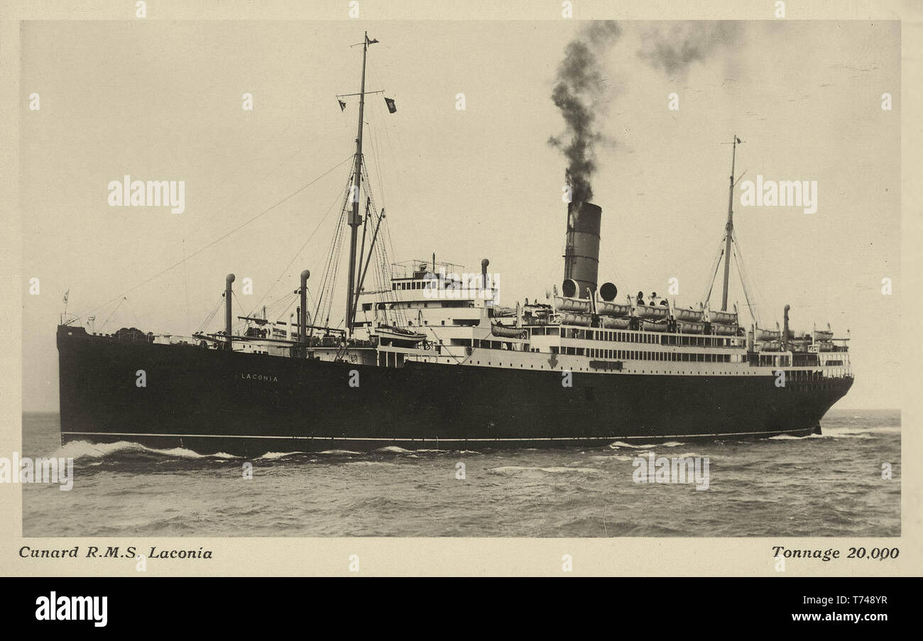 Rms laconia hi-res stock photography and images - Alamy