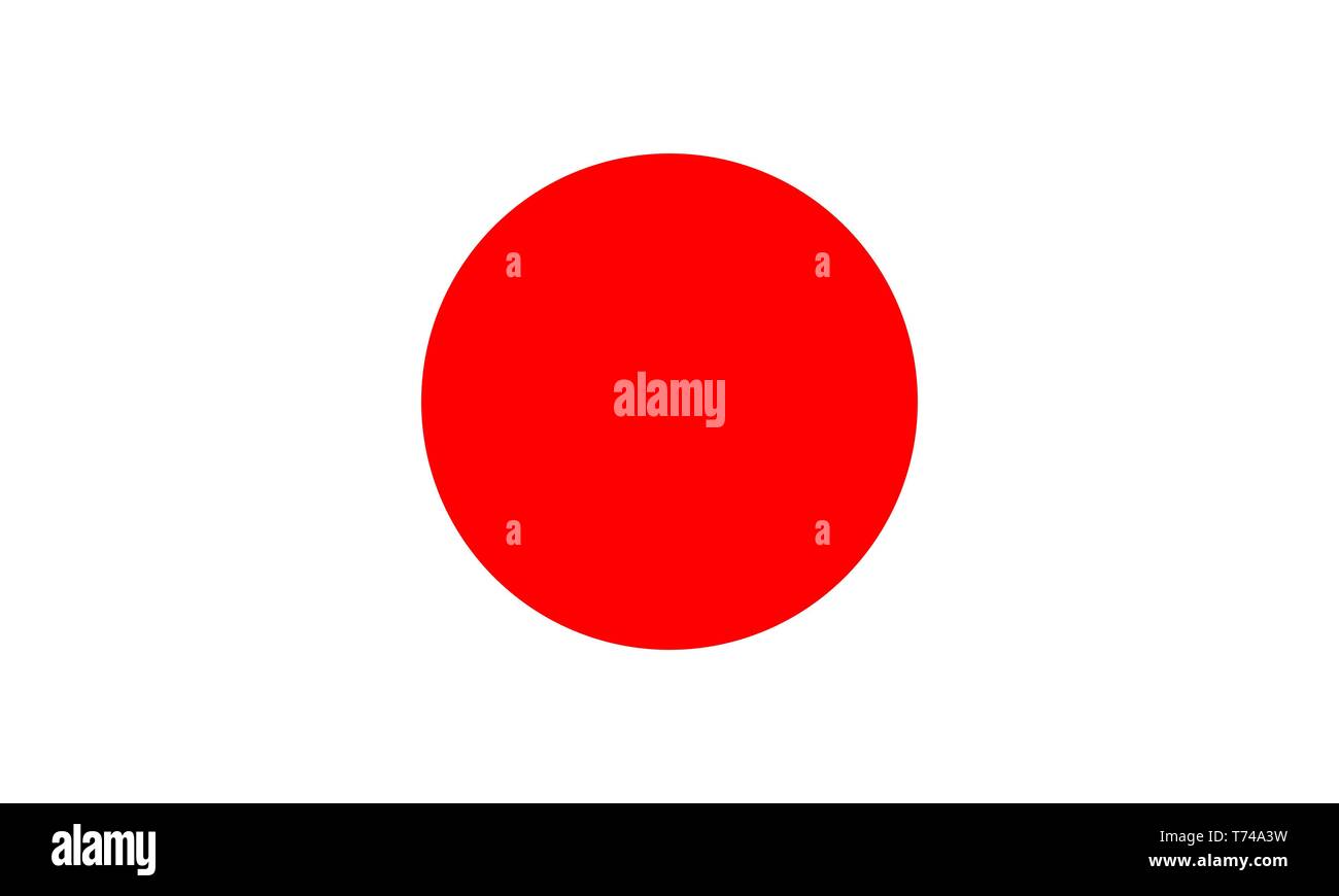 Japan flag vector illustration Stock Vector Image & Art - Alamy