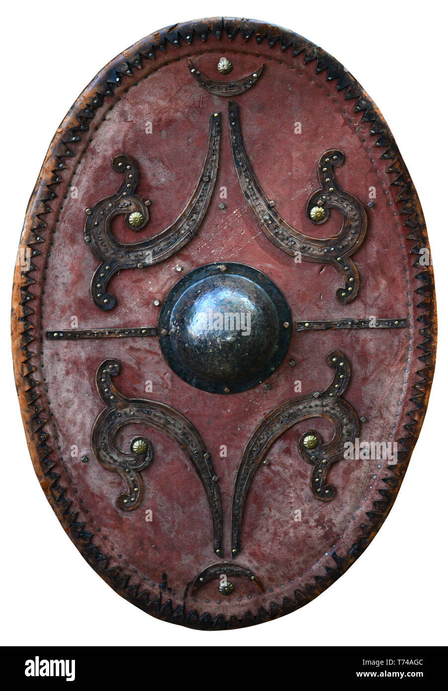 Leather shield hi-res stock photography and images - Alamy