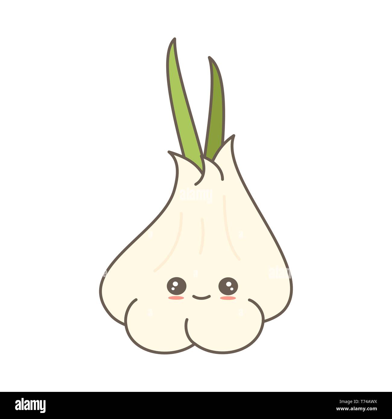 Cartoon Garlic