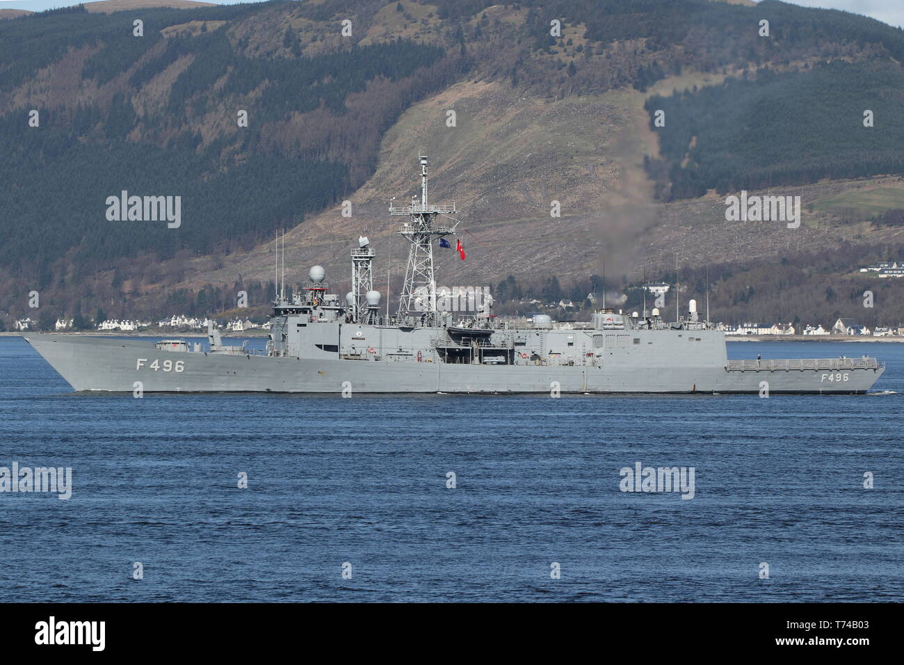 TCG Gökova (F496), a Gabya-class (or G-class) frigate operated by the ...