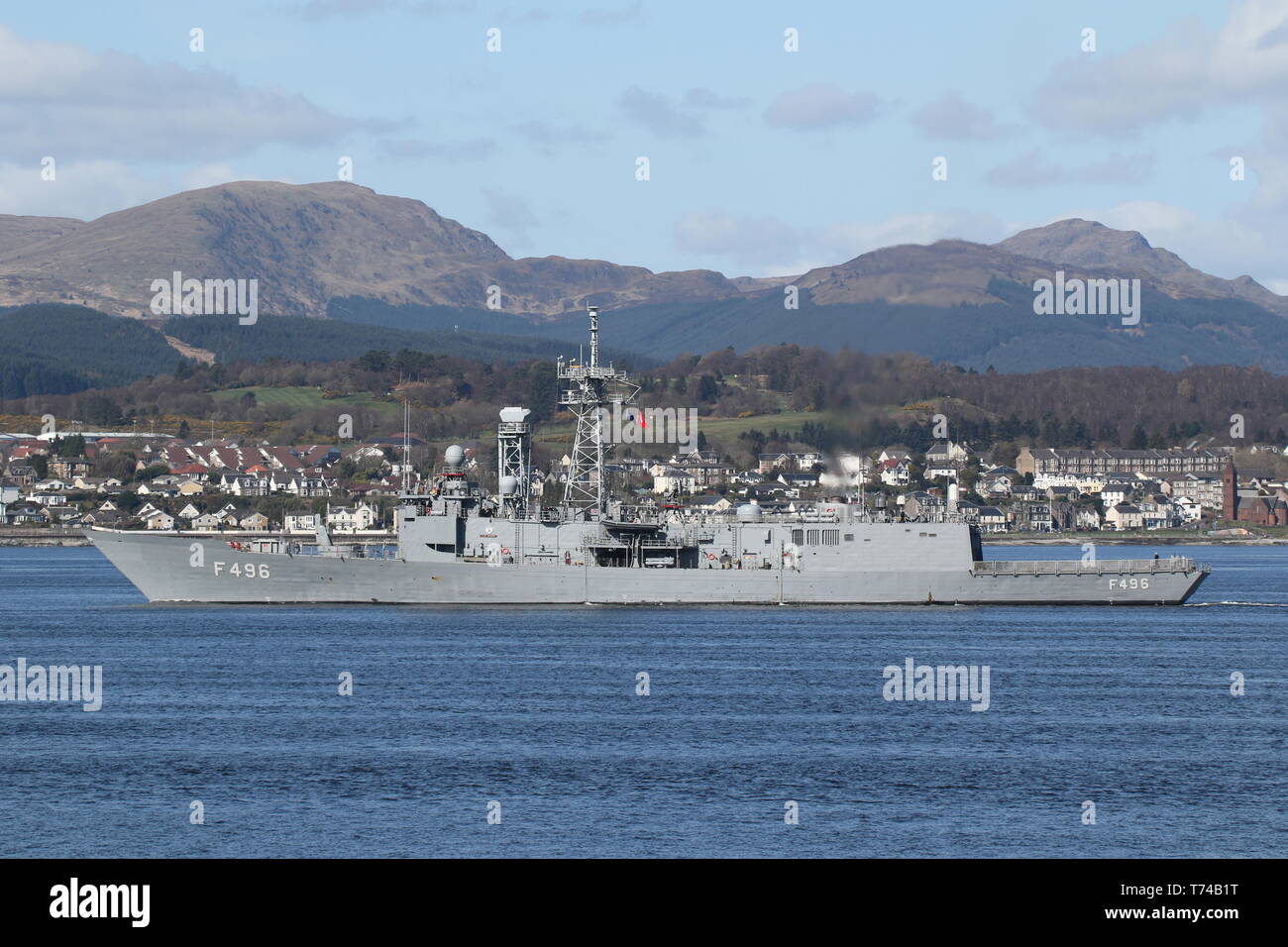 TCG Gökova (F496), a Gabya-class (or G-class) frigate operated by the ...