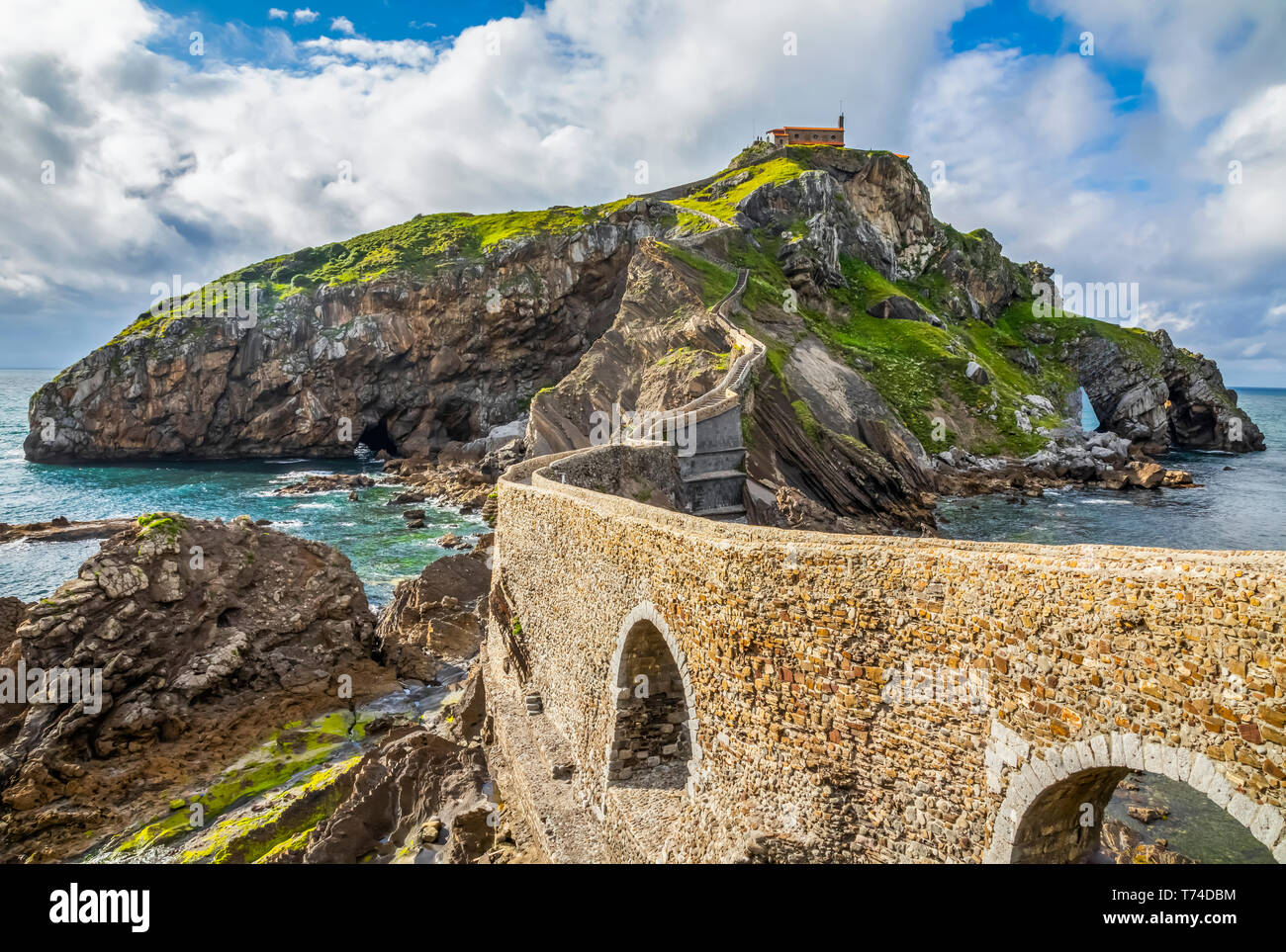 Gaztelugatxeko Doniene, Biscay; Gaztelugatxeko, Biscay, Basque County ...