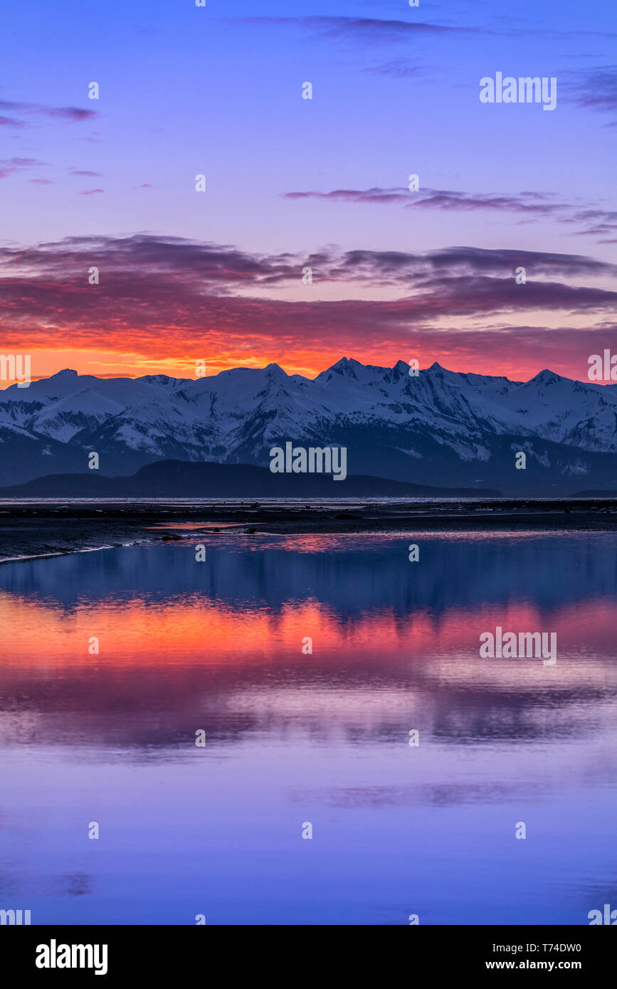 Sunset Juneau Alaska