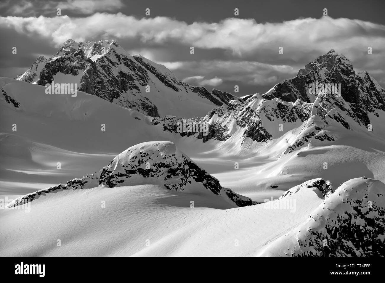 Rocky monoliths and towers reach for the sky through thousands of feet ...