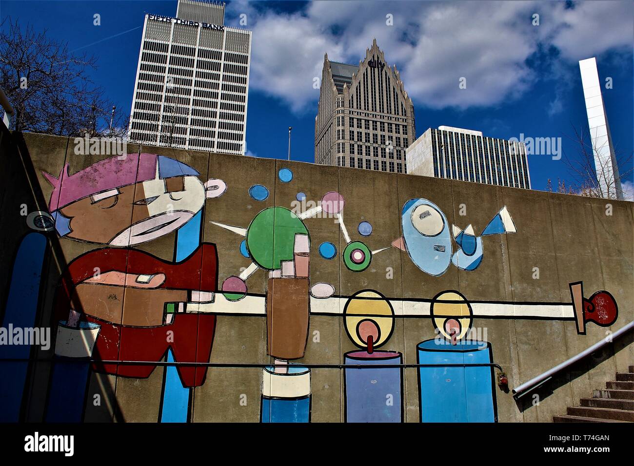 Summer Day in Detroit! Stock Photo - Alamy