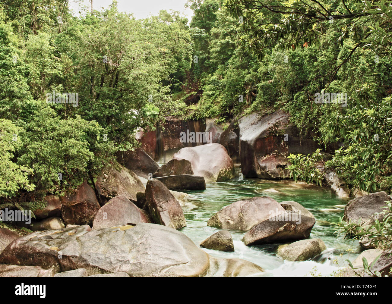 Babinda boulders lookout hi-res stock photography and images - Alamy