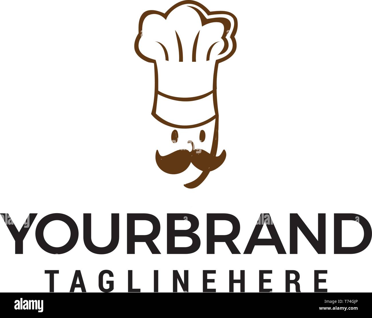 Vector logo restaurant cook chef icon hi-res stock photography and ...