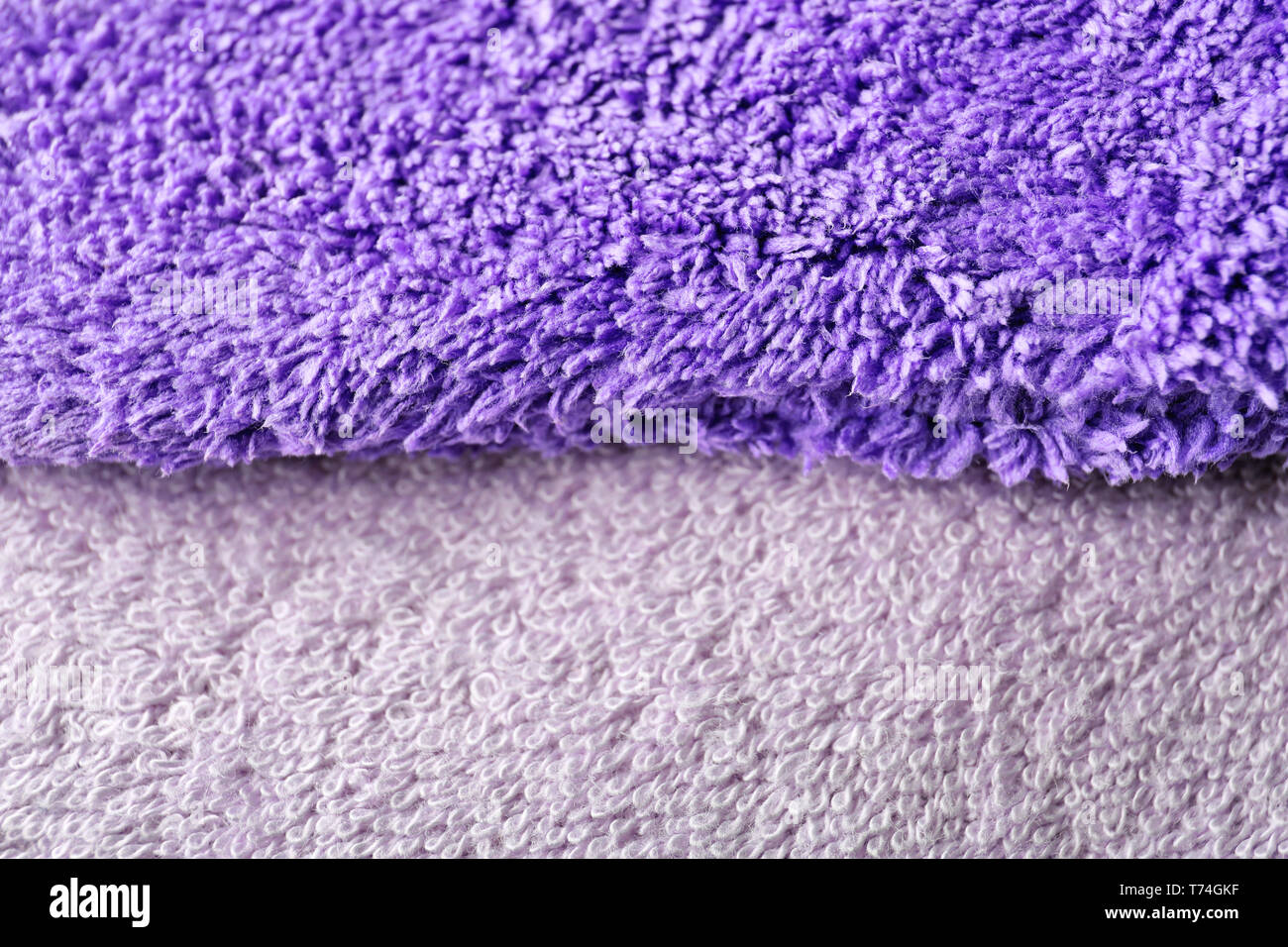 Texture of fluffy fabric, closeup Stock Photo - Alamy